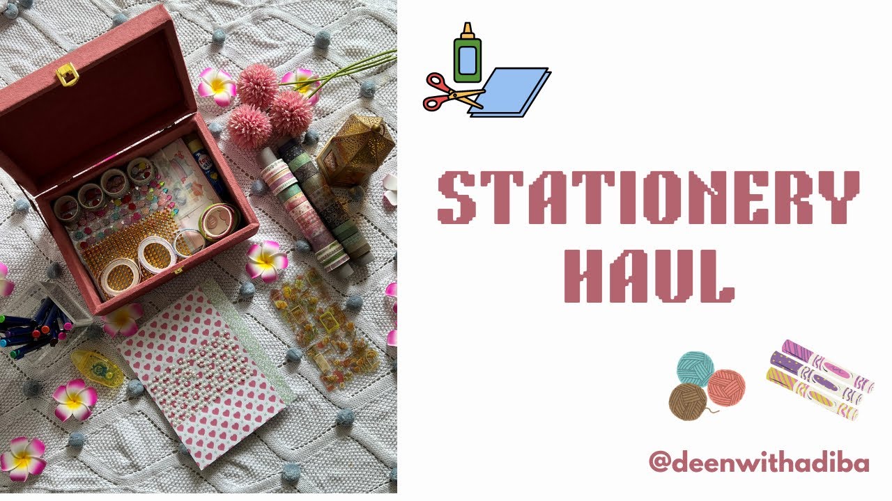 Huge Stationery Haul🌸 | Journaling Items - YouTube
