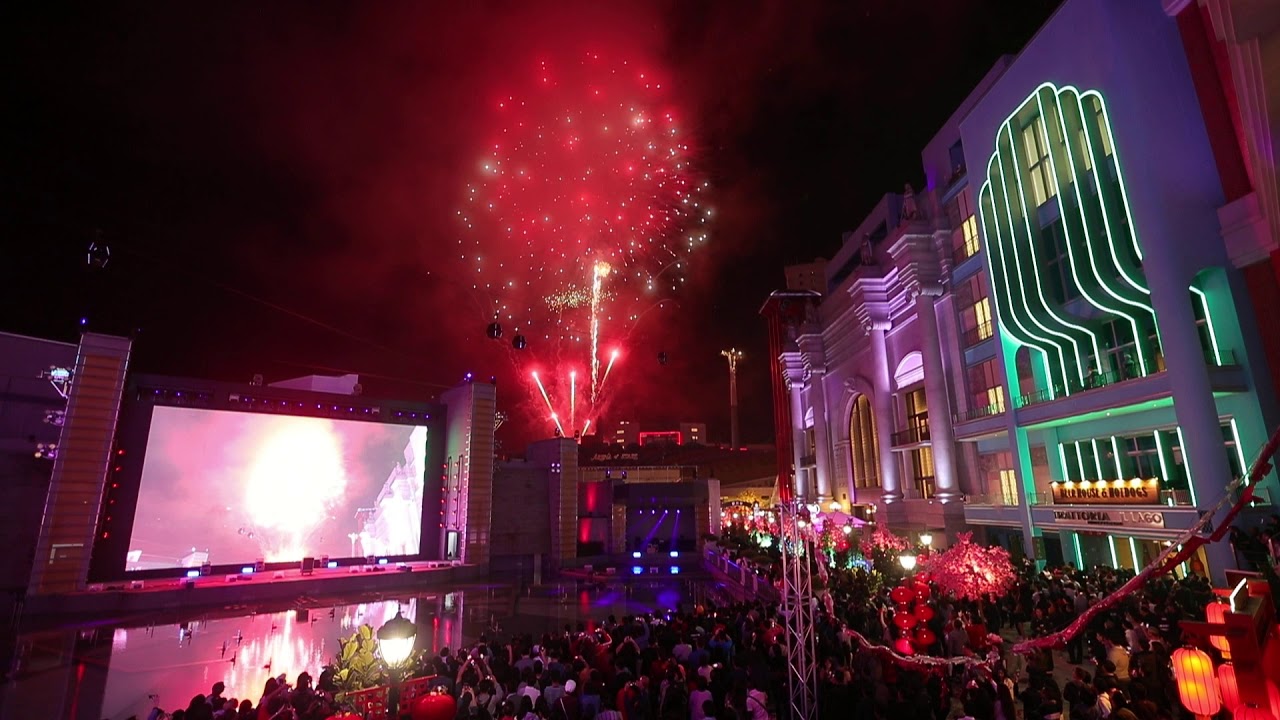 Genting CNY Firework Display 2020 - YouTube