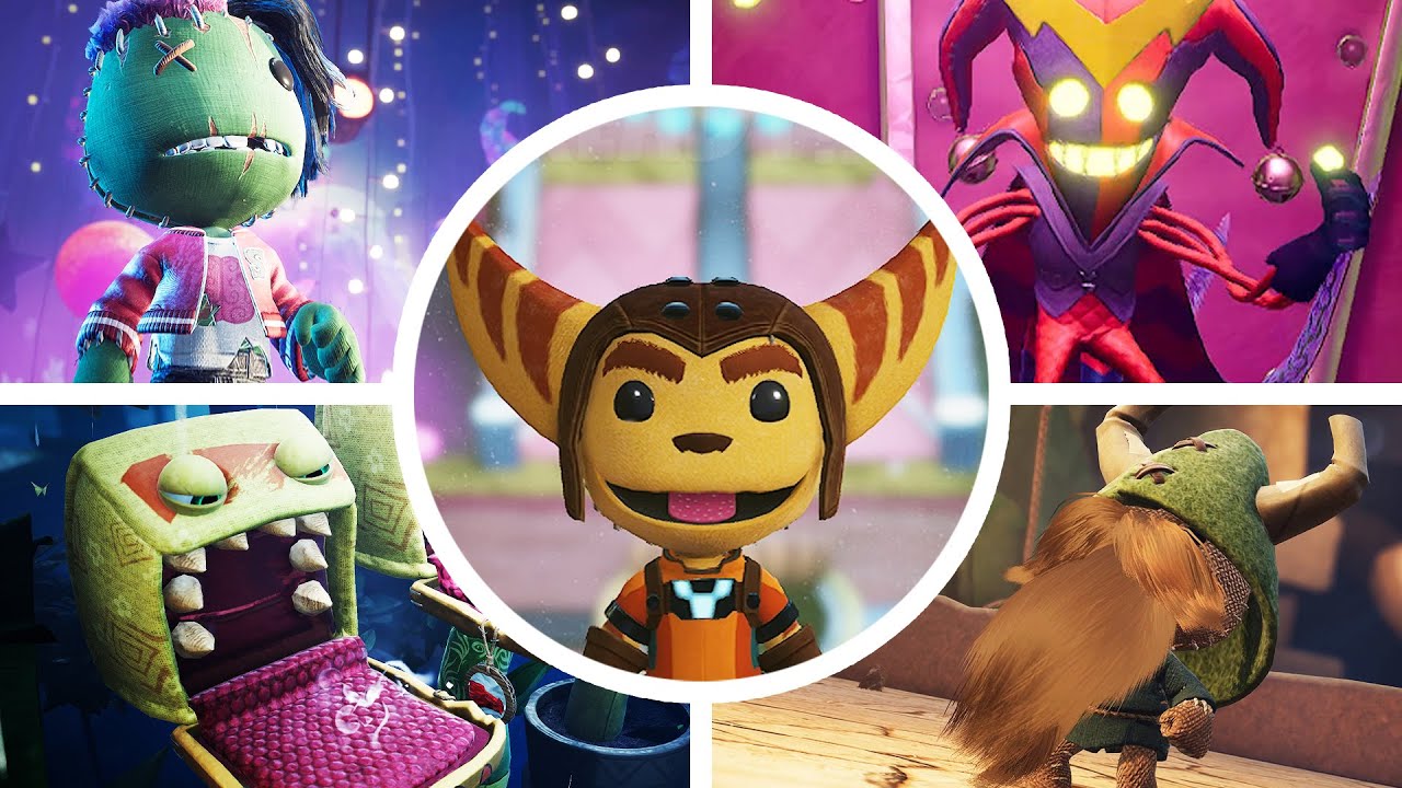 Sackboy [PC] : A Big Adventure - All Bosses + Ending [No Damage] RTX ...