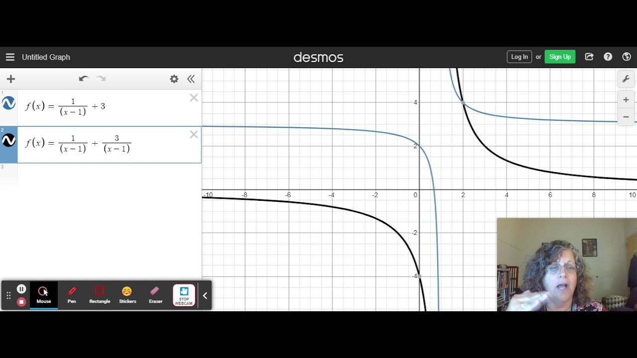 Intro to Rational Functions with Desmos - YouTube