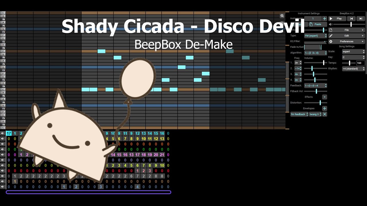 Shady Cicada - Disco Devil [BeepBox De-Make] - YouTube
