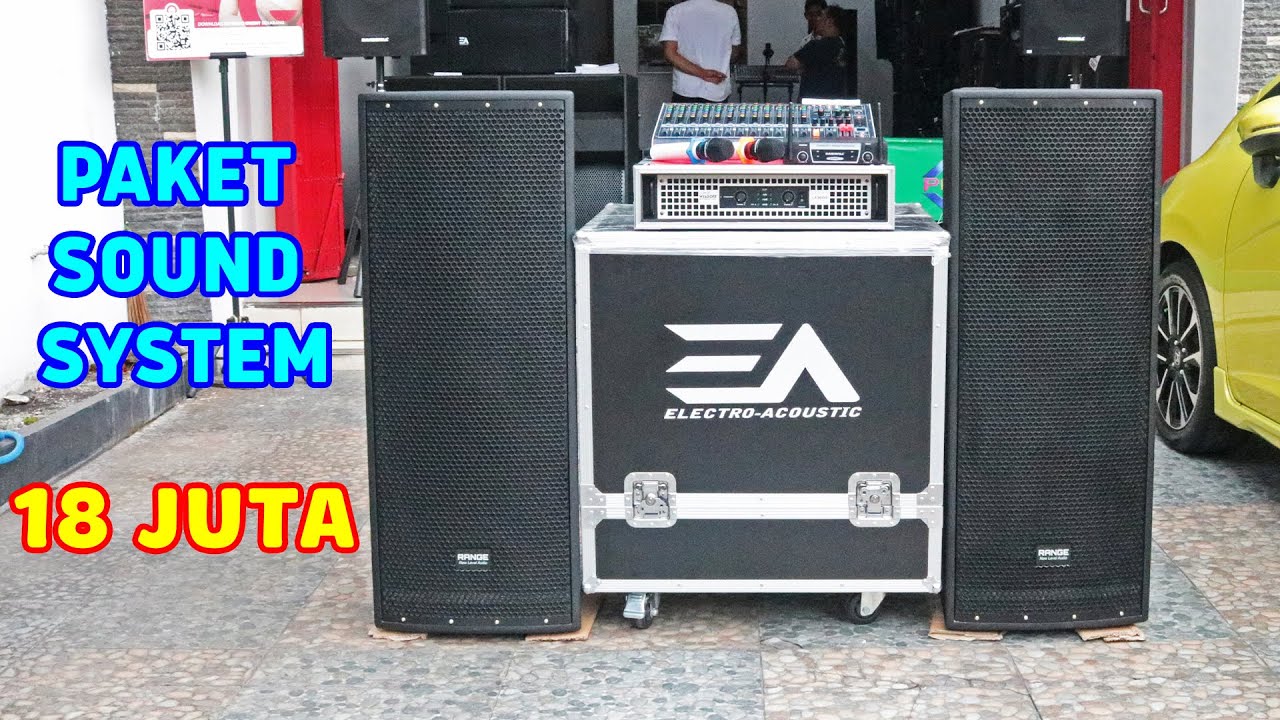PAKET SOUND SYSTEM RANGE AUDIO SR215 - YouTube