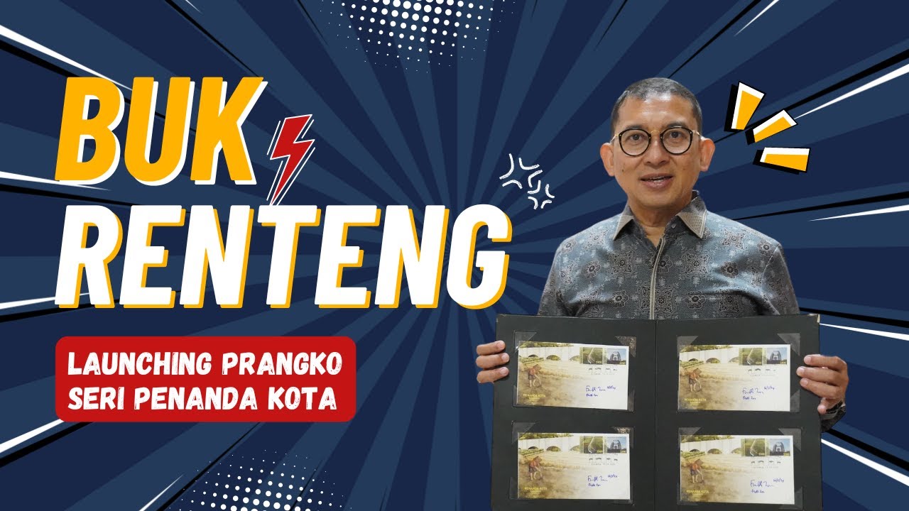 Launching Prangko Penanda Kota seri Buk Renteng - YouTube