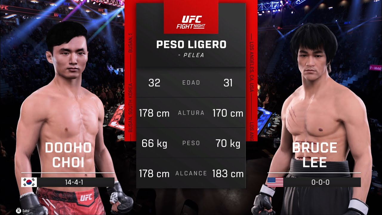 Bruce Lee vs. Dooho Choi - EA Sports UFC 5 - Epic Fight - YouTube
