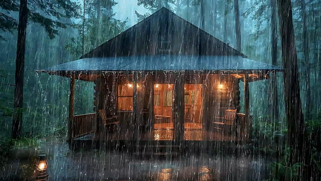 Midnight Thunderstorm – Heavy Rain Sounds for Sleeping, Reading ...