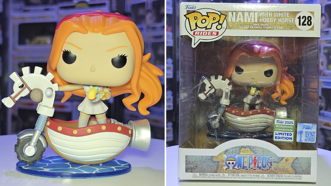 NAMI WITH WHITE HOBBY HORSE 128 | UNBOXING FUNKO POP ONE PIECE - YouTube