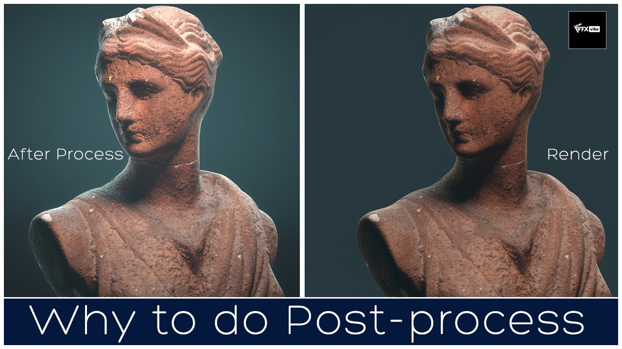 WHY WE NEED TO DO POST PROCESSING FOR CG RENDERS | TIMELAPSE | VFX VIBE ...