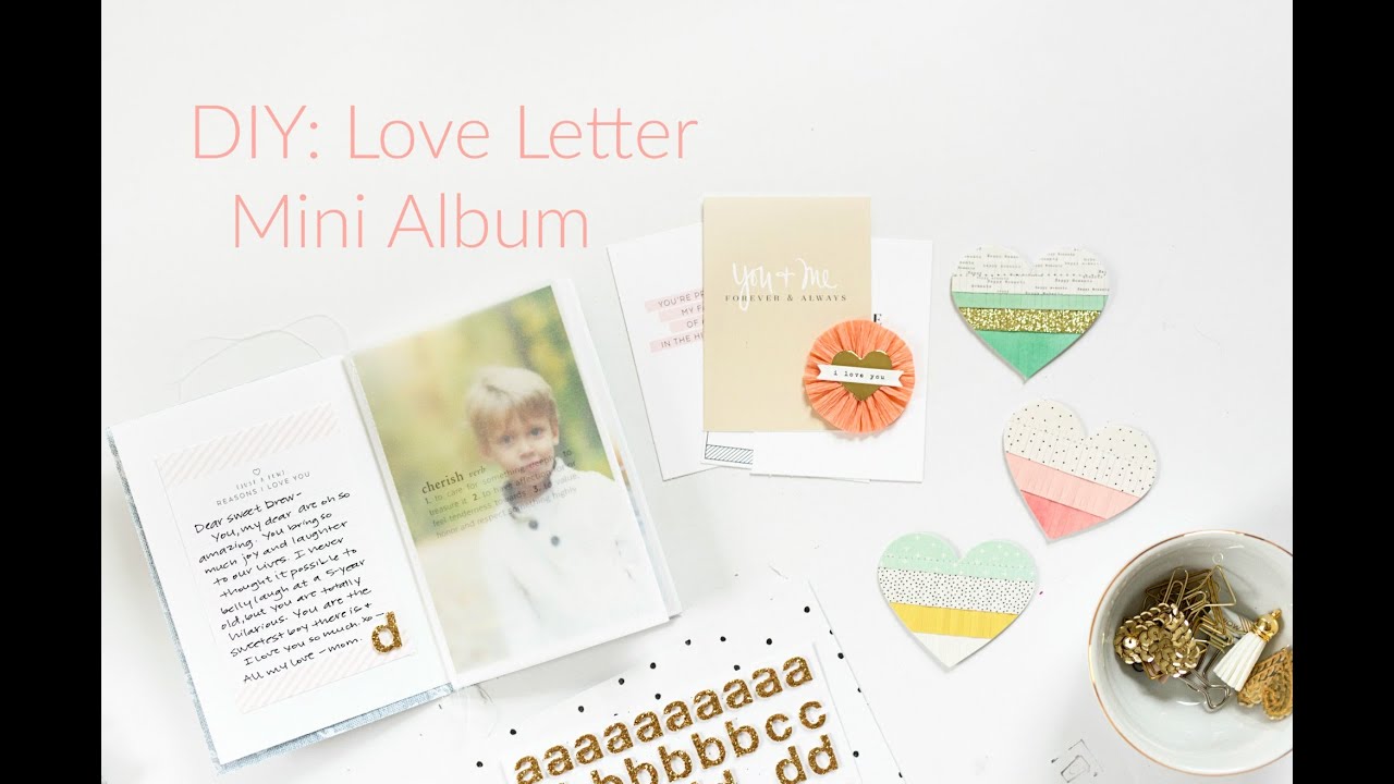 DIY: Love Letter Mini Album - YouTube