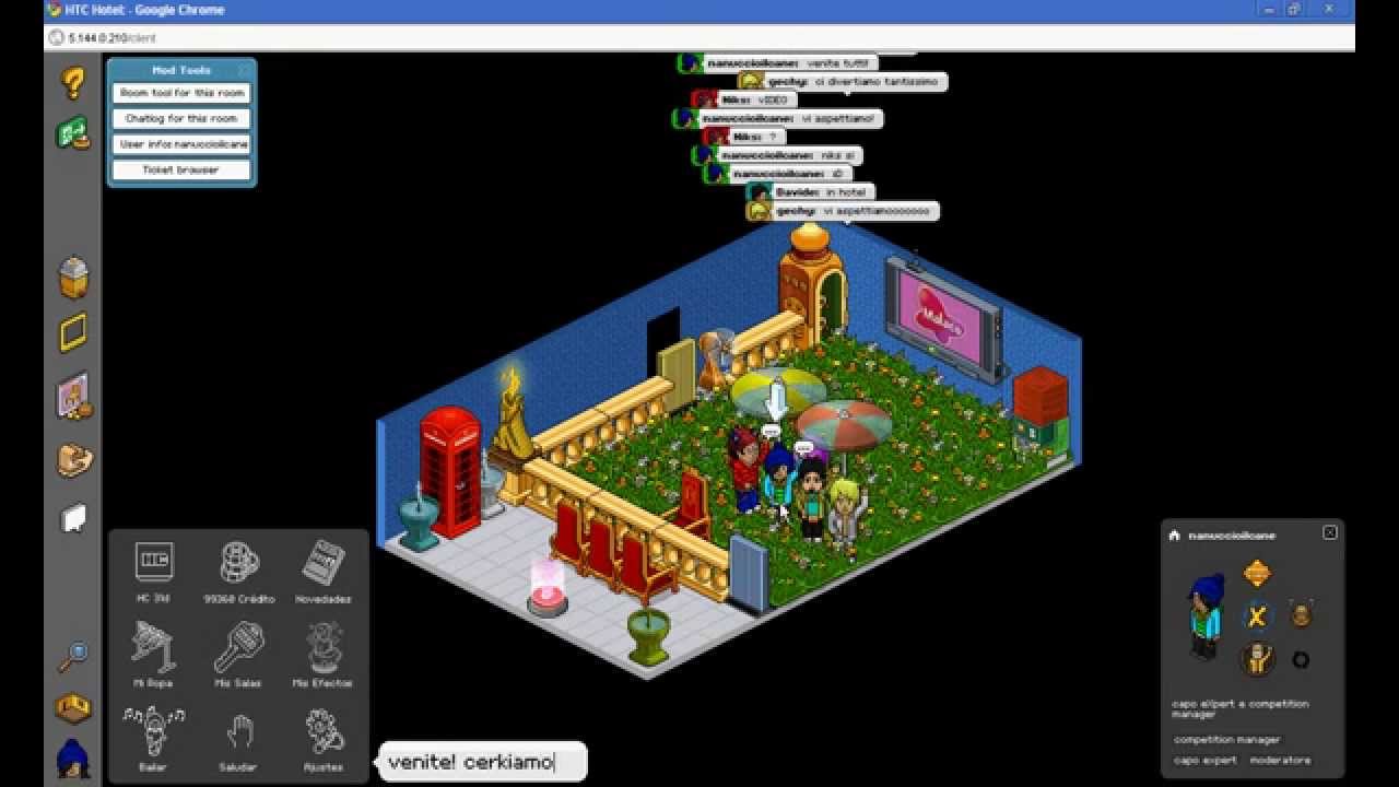 Retro habbo 2010 skock hotel :D - YouTube