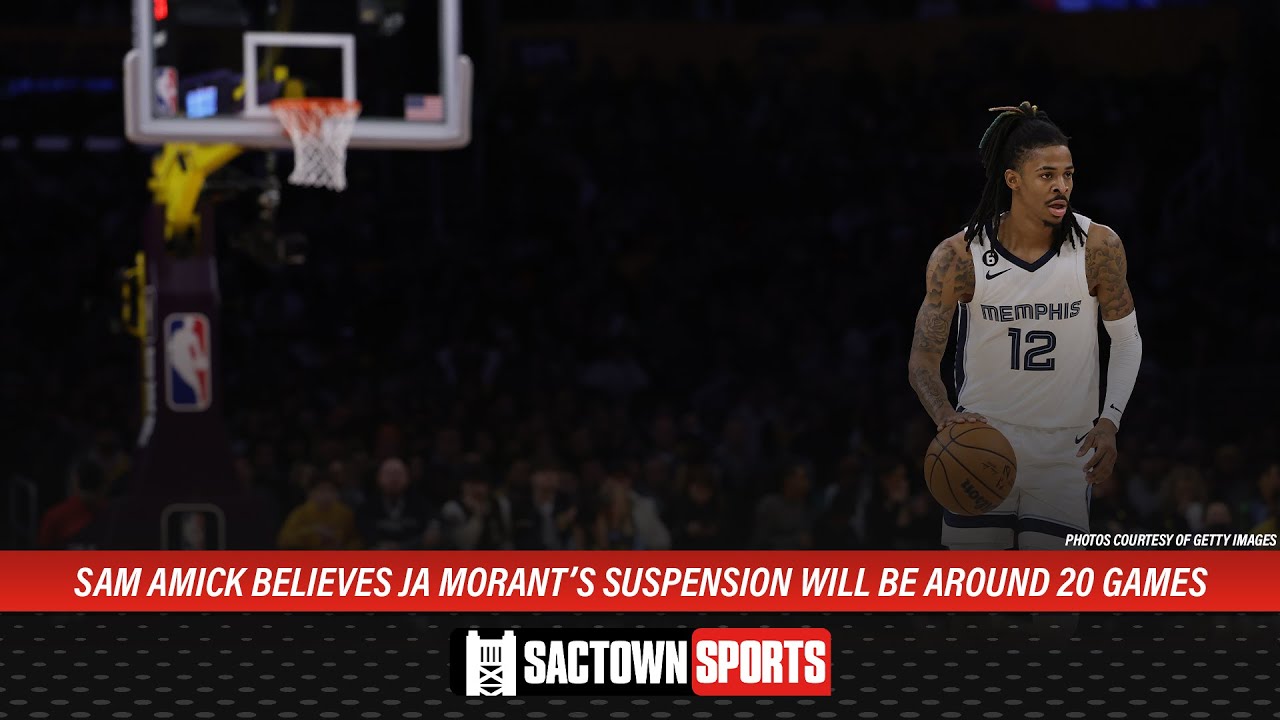 Sam Amick thinks the NBA will suspend Ja Morant 20+ games - YouTube