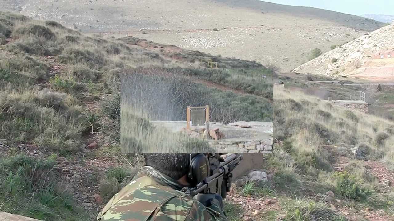 HK G3A4 with ML2 Aimpoint in target range. - YouTube