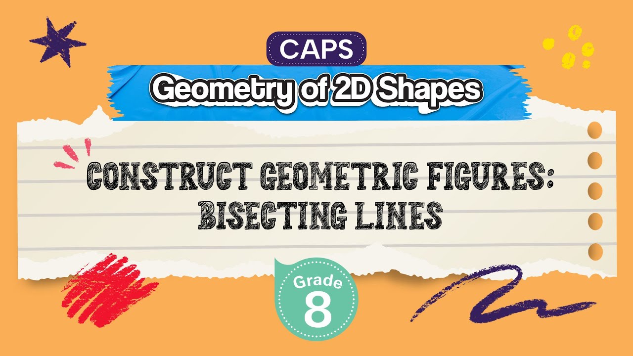 [GRADE 8] Construct Geometric Figures: Bisecting Lines - YouTube