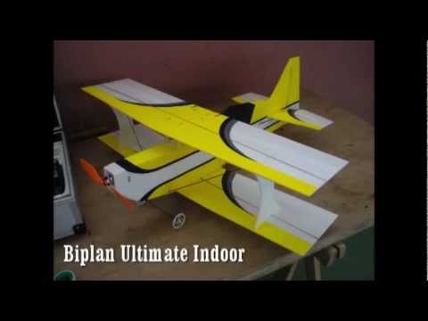Ultimate Biplan Indoor RC - YouTube