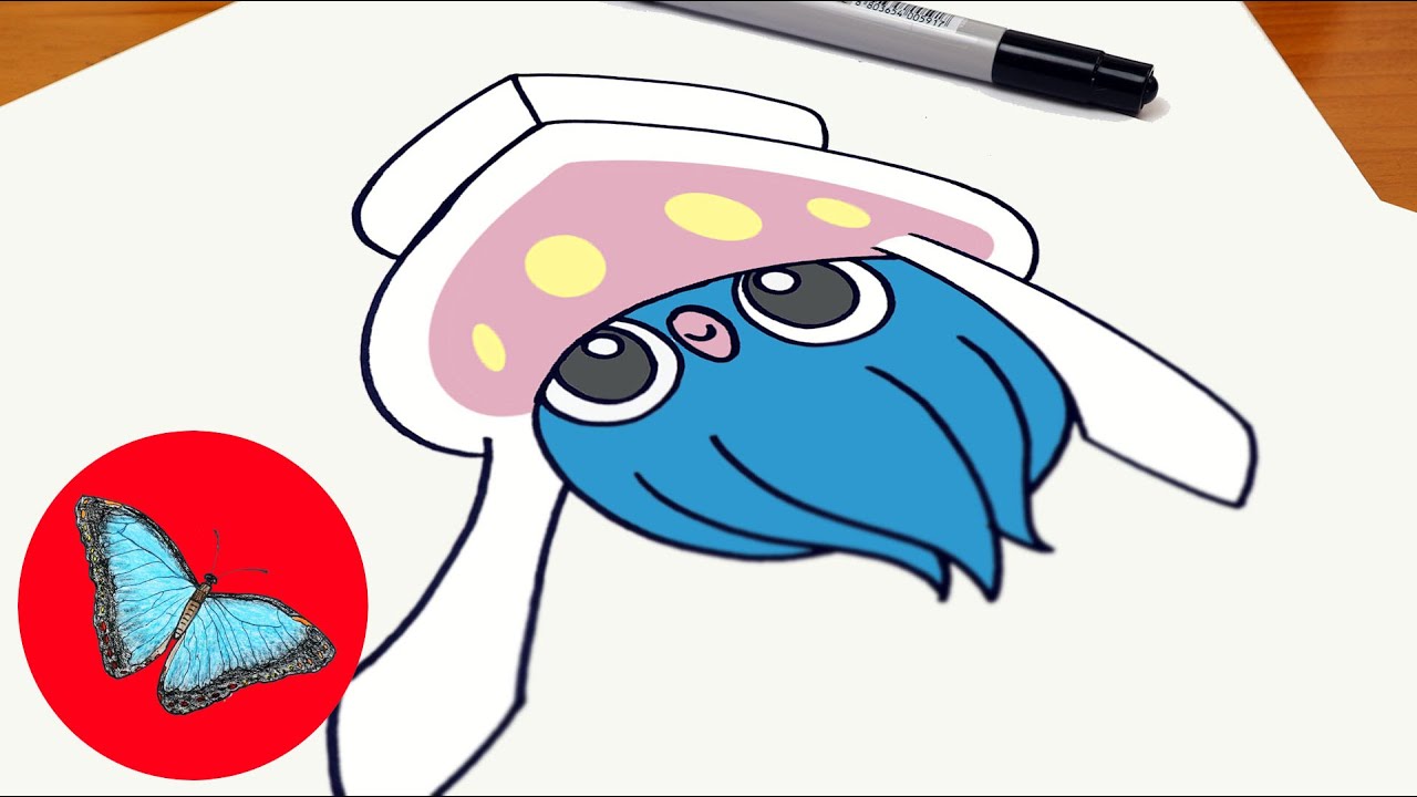 How To Draw Pokemon - Inkay Easy Step by Step - YouTube