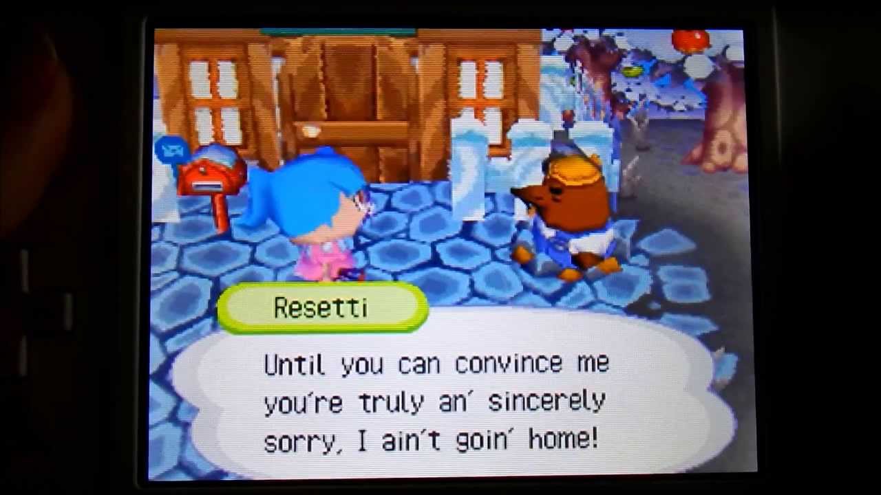 Resetti ACWW vs ACNL - YouTube