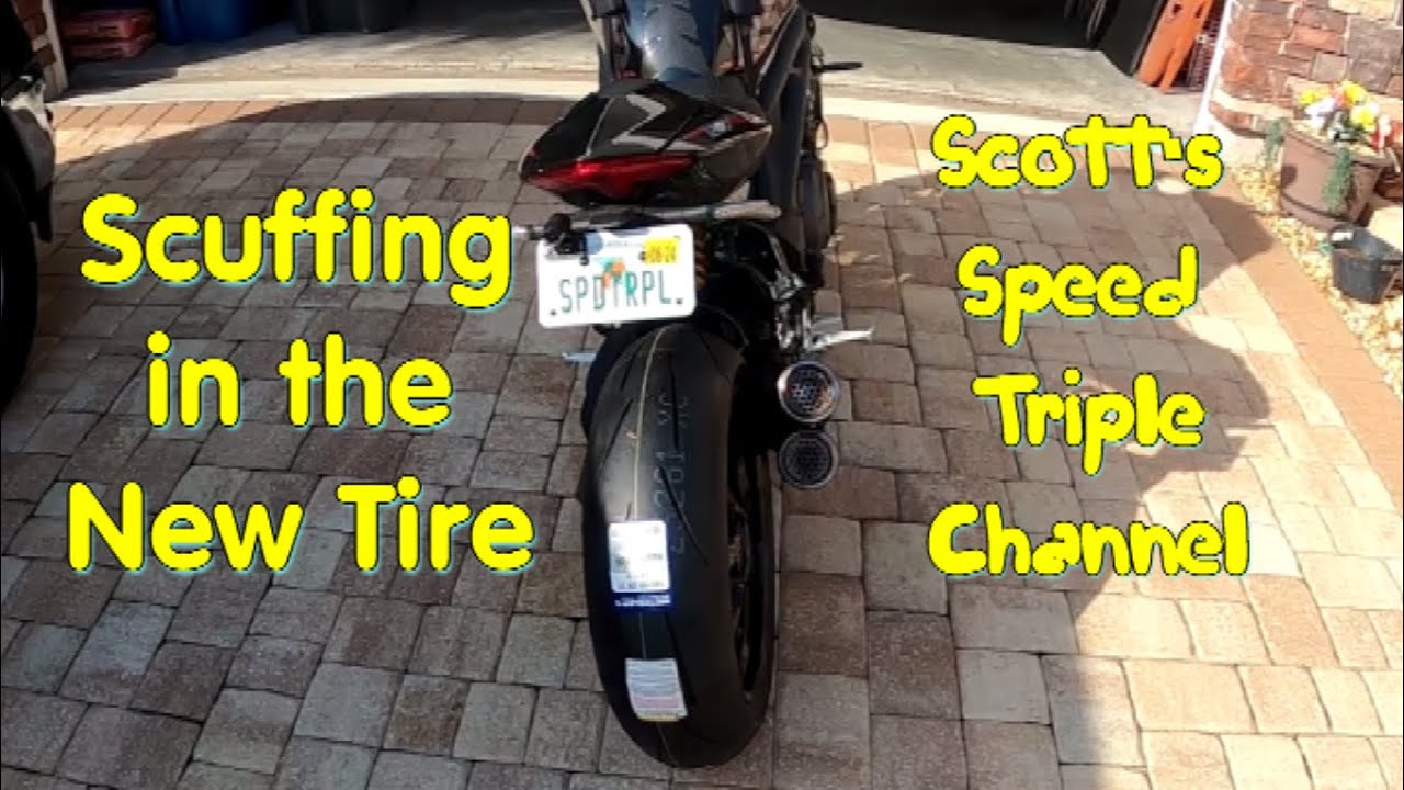 Scuffing in the New Tire - YouTube