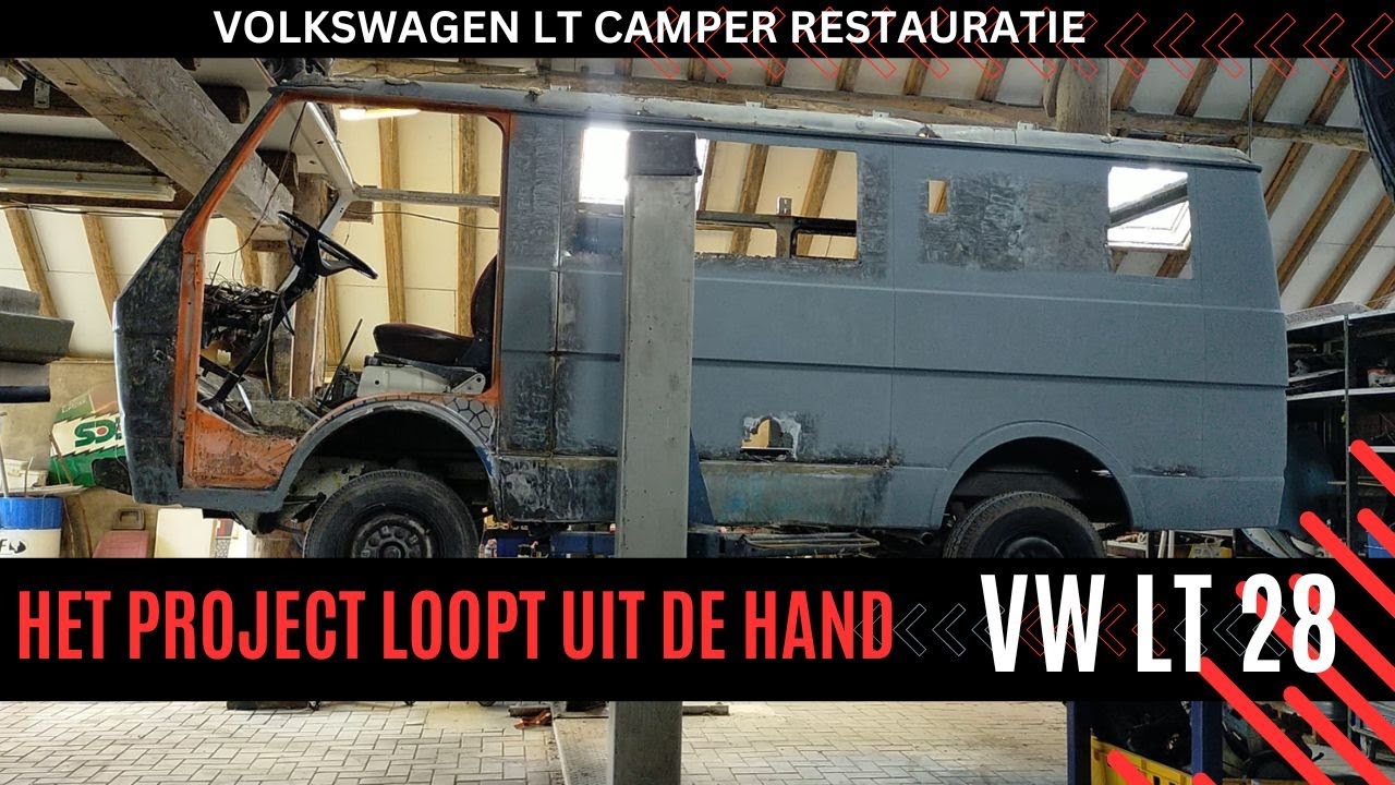 Werkplaatsvlog 7 Volkswagen Lt Camper opknapper restauratie vanlife ...