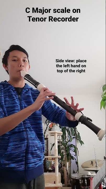 Tenor Recorder C Major Scale Demo :D - YouTube