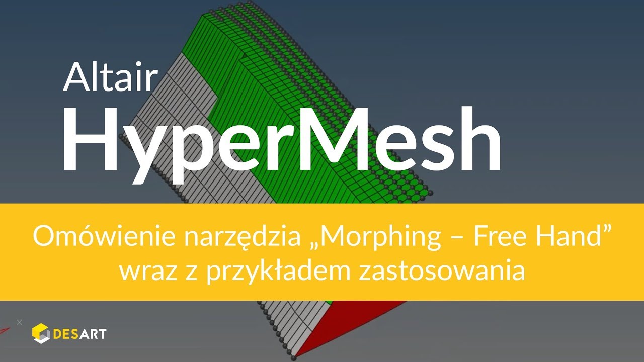 Altair HyperMesh | Morphing – Free Hand i przykład zastosowania - YouTube