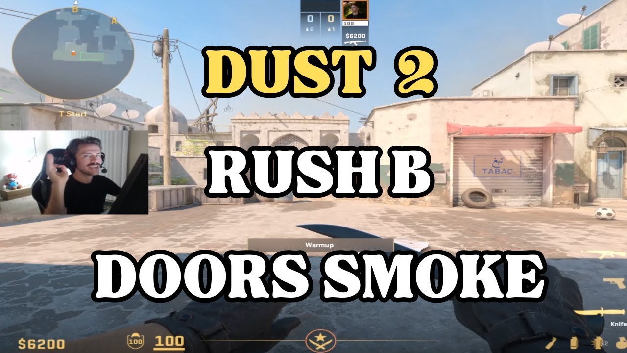 Fast B Doors Smoke For Rushing B On Dust 2 - YouTube
