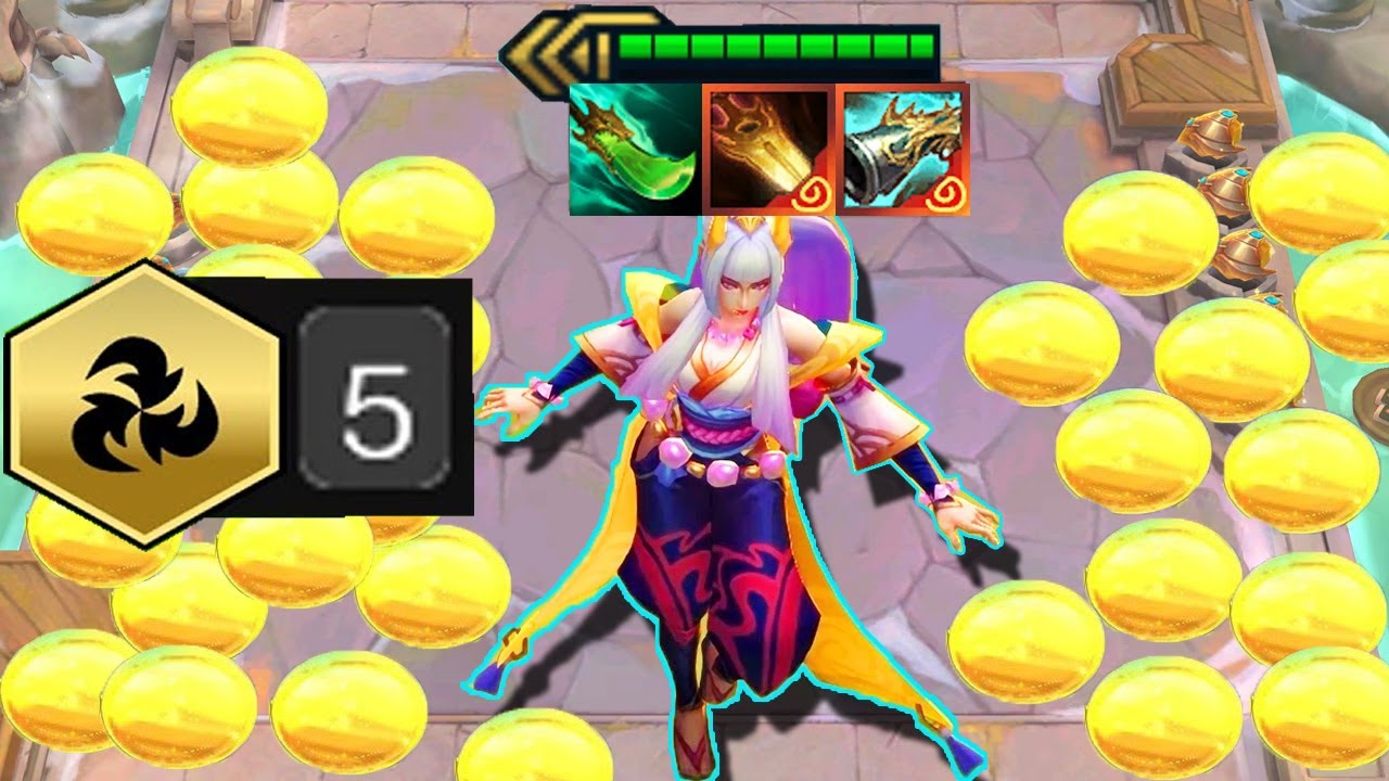 5 Exalted - Gold Printer Syndra !!! TFT SET 11 - YouTube
