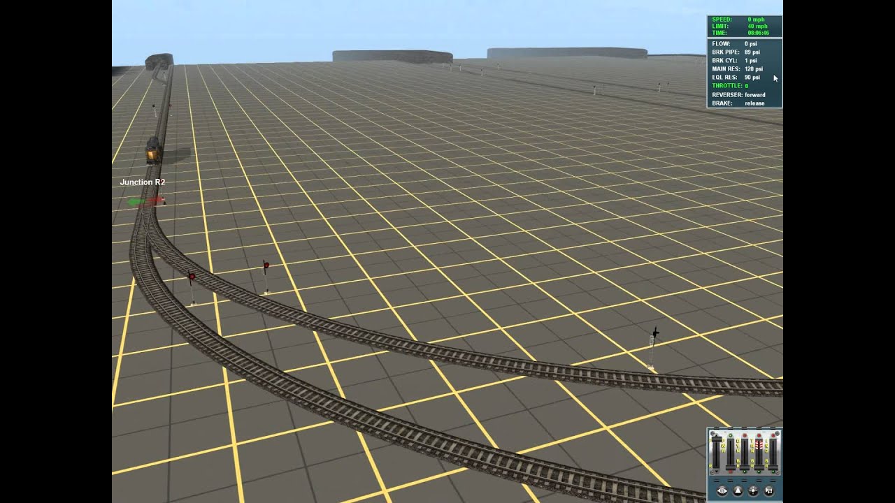 Trainz TS12 - Single track operation with "Signal Link" - YouTube