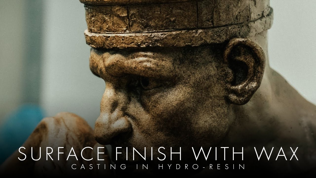 Casting In Hydro-Resin - Surface Finish With Wax - YouTube