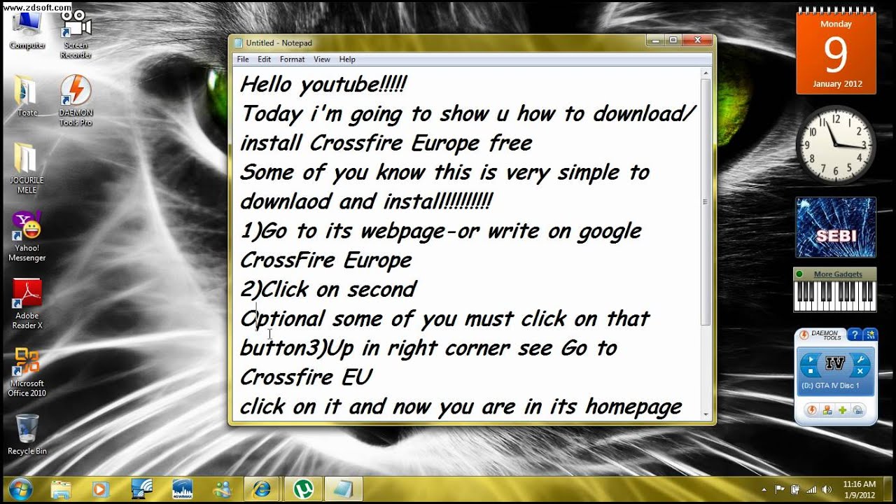 How to download/install Crossfire Europe - YouTube