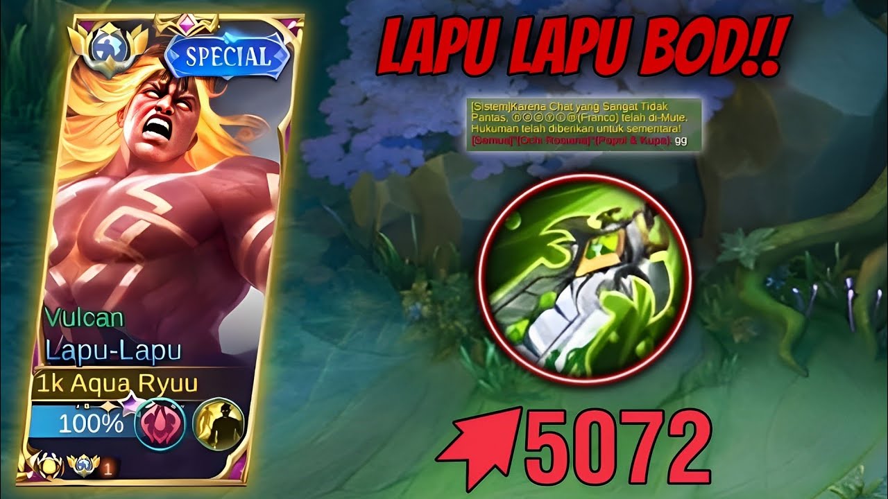 YOU MUST TRY THIS NEW META BOD BUILD!! FOR LAPU LAPU BURST DAMAGE ...