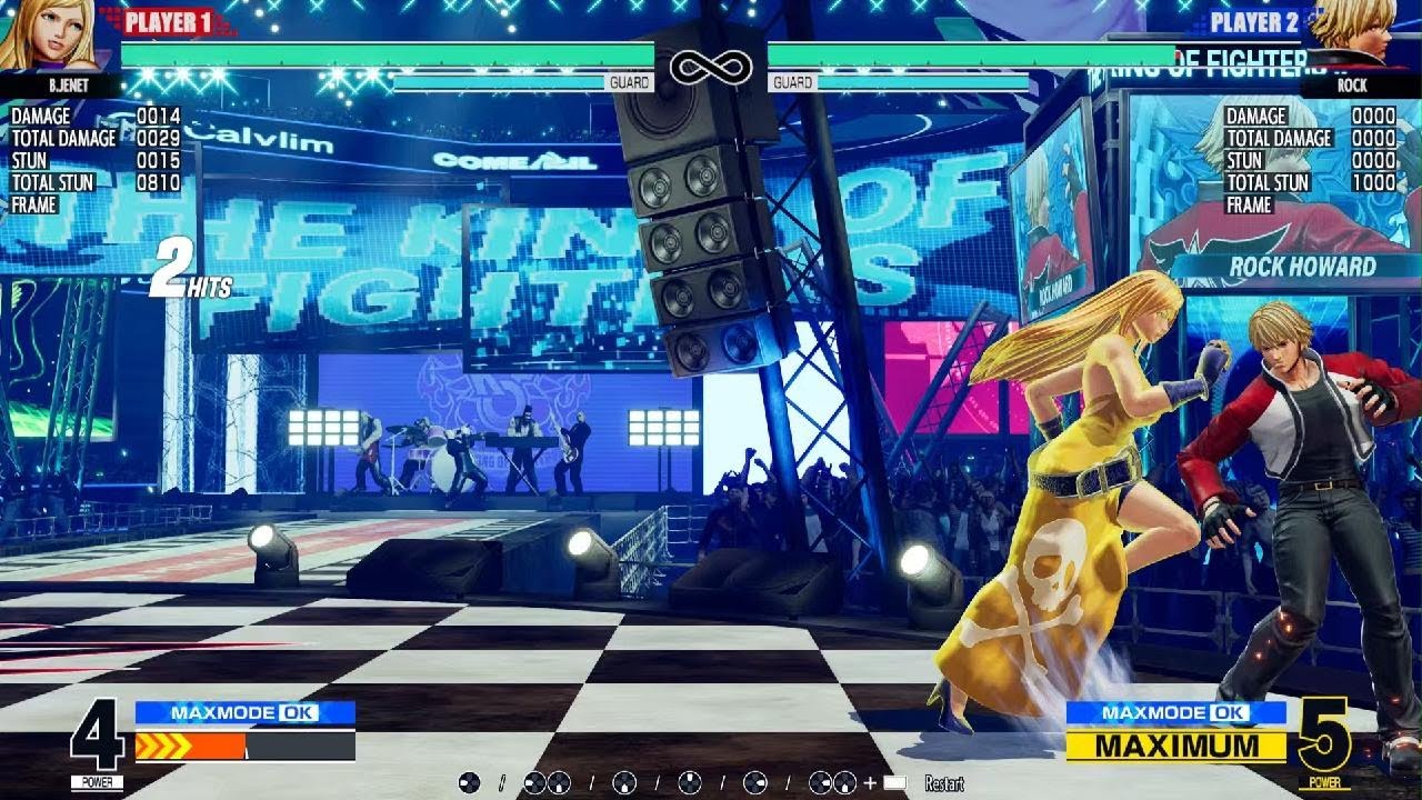 THE KING OF FIGHTERS XV - B.Jenet combo - YouTube