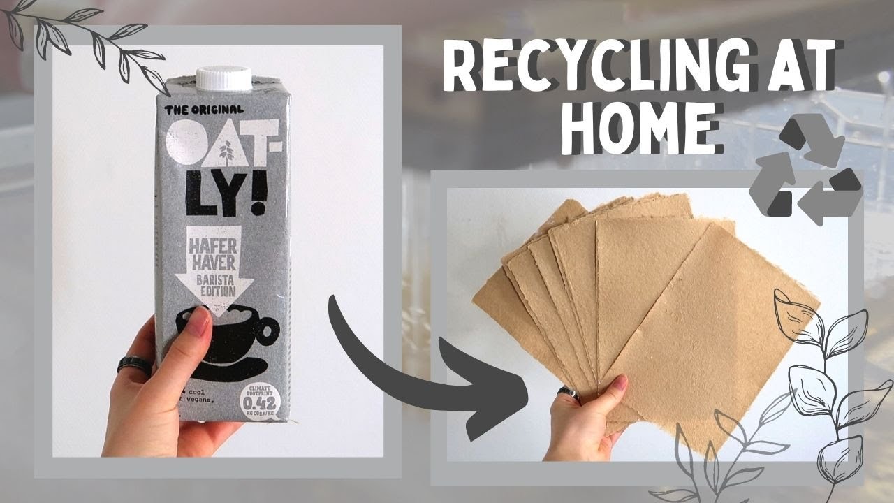 Turning MILK CARTONS into paper! | Will it paper #1 - YouTube