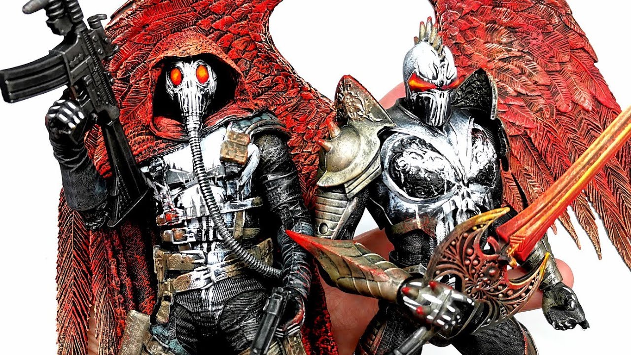 How to custom repaint: Soul Crusher and Dark Redeemer Mcfarlane Toys action figure. - YouTube