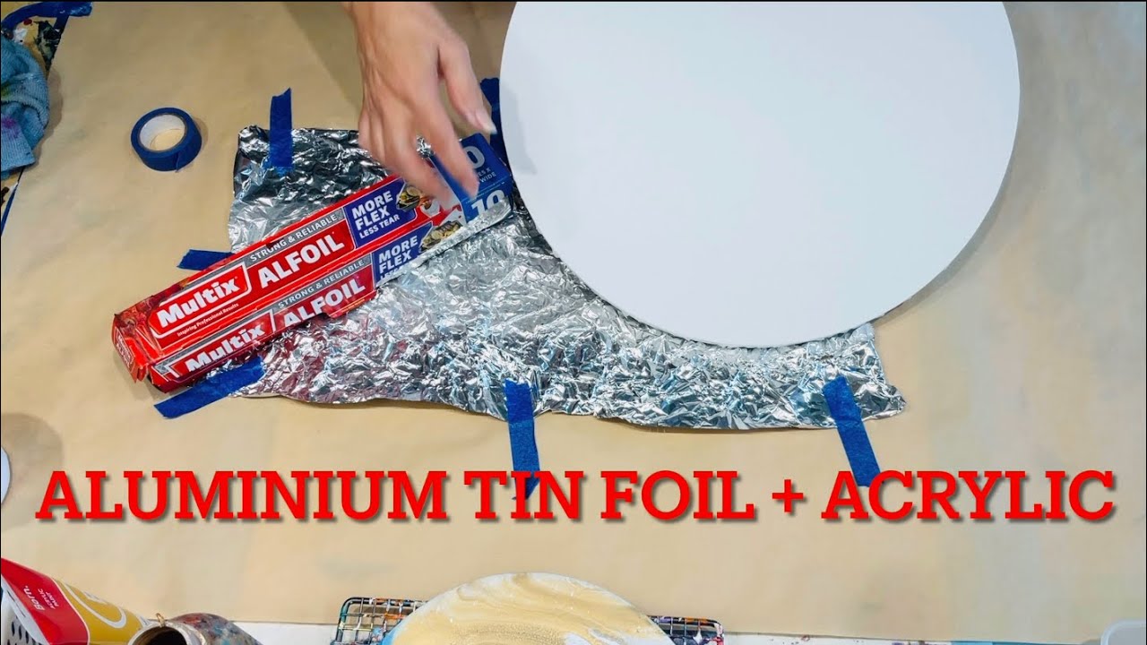 ALUMINIUM FOIL ACRYLIC DIPPING WOW/ Very Easy Art/ stunning effects and ...