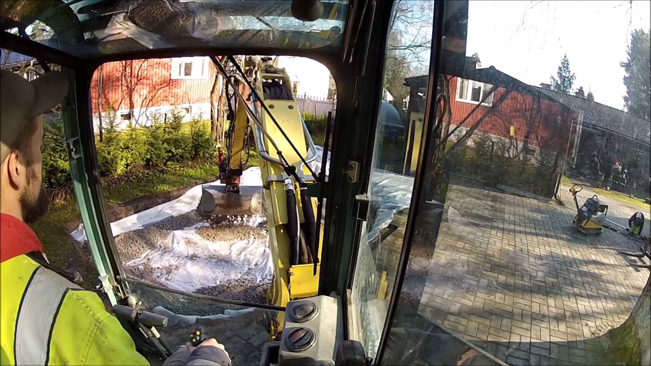 Gravel base and compaction - YouTube