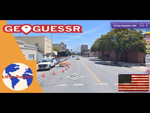 GeoGuessr - US Cities Population 150K+ PLAY ALONG!!! - YouTube