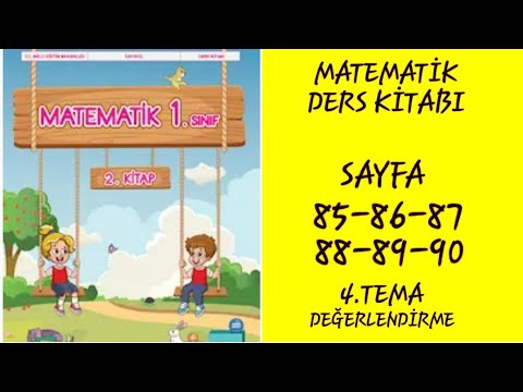 1.SINIF MATEMATİK 2.KİTAP SAYFA 85-86-87-88-89-90 // 1.SINIF MATEMATİK DERS KİTABI 85-86-87-88-89-90
