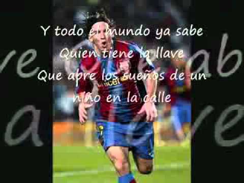 cancion messi -con letra - YouTube