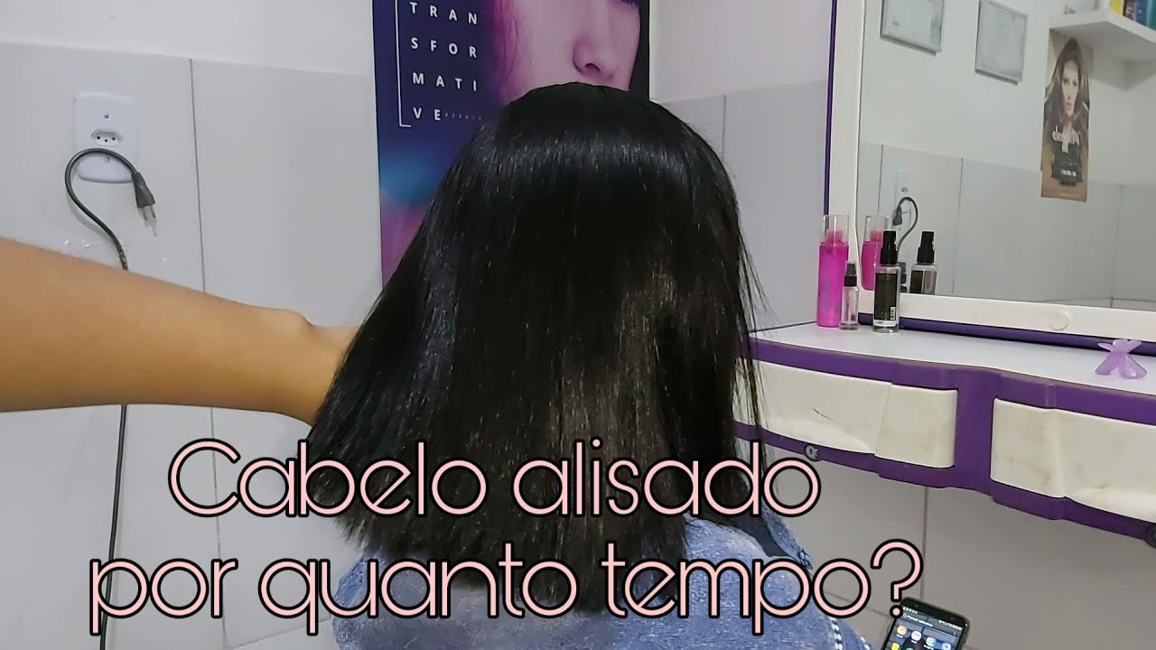CABELO ALISADO COM EFEITO DE LISO NATURAL | Progressiiva Orgânica - YouTube