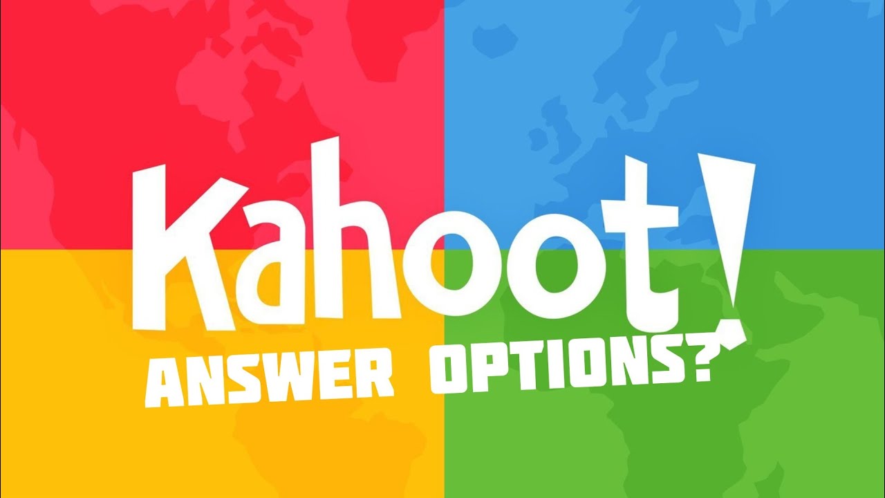 Kahoot Template: Answer Options - YouTube