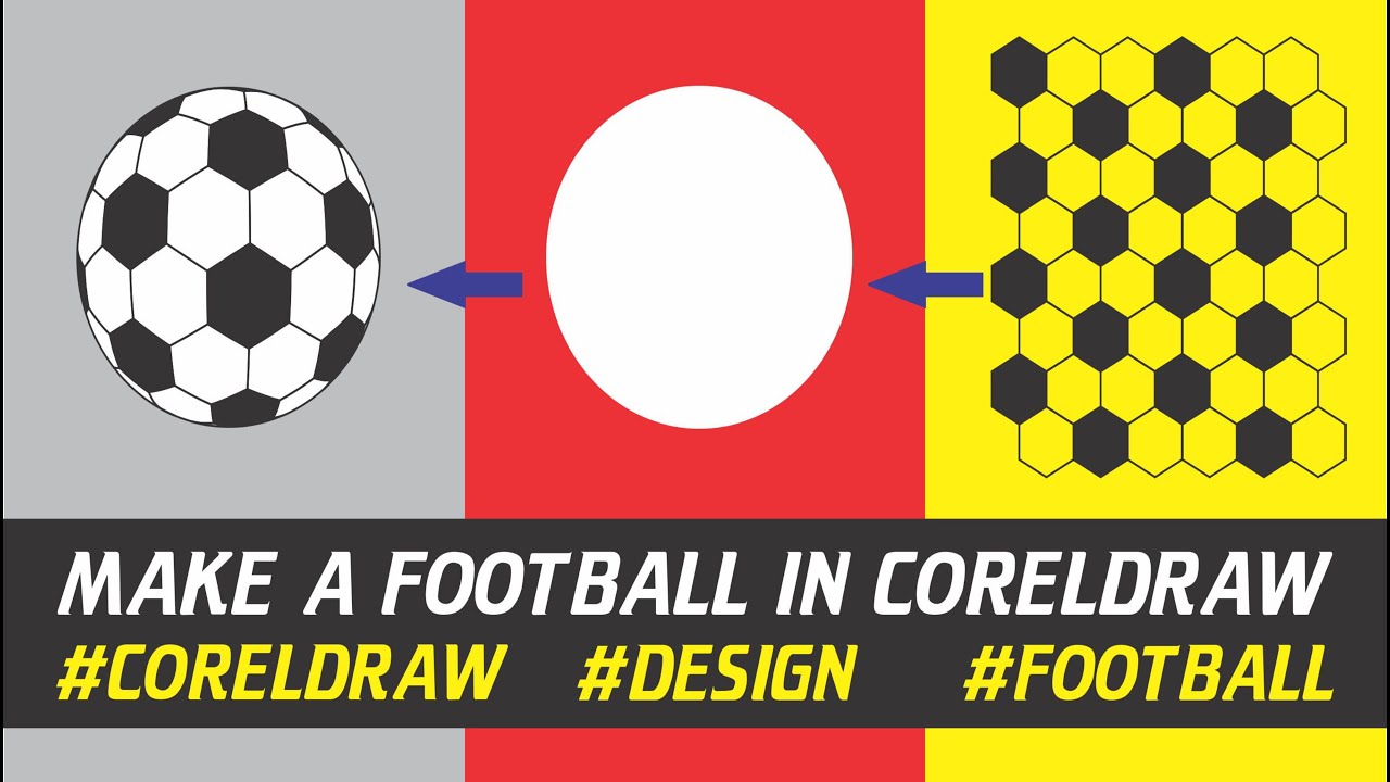 Make A Football Design in Coreldraw #coreldraw #coreldrawtutorial # ...