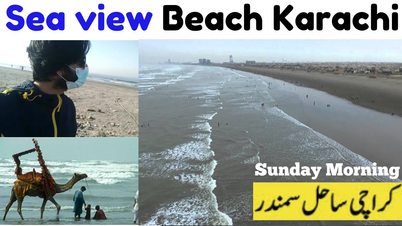 Sea view beach Karachi walk | Sunday morning #seaview #cliftonbeach # ...