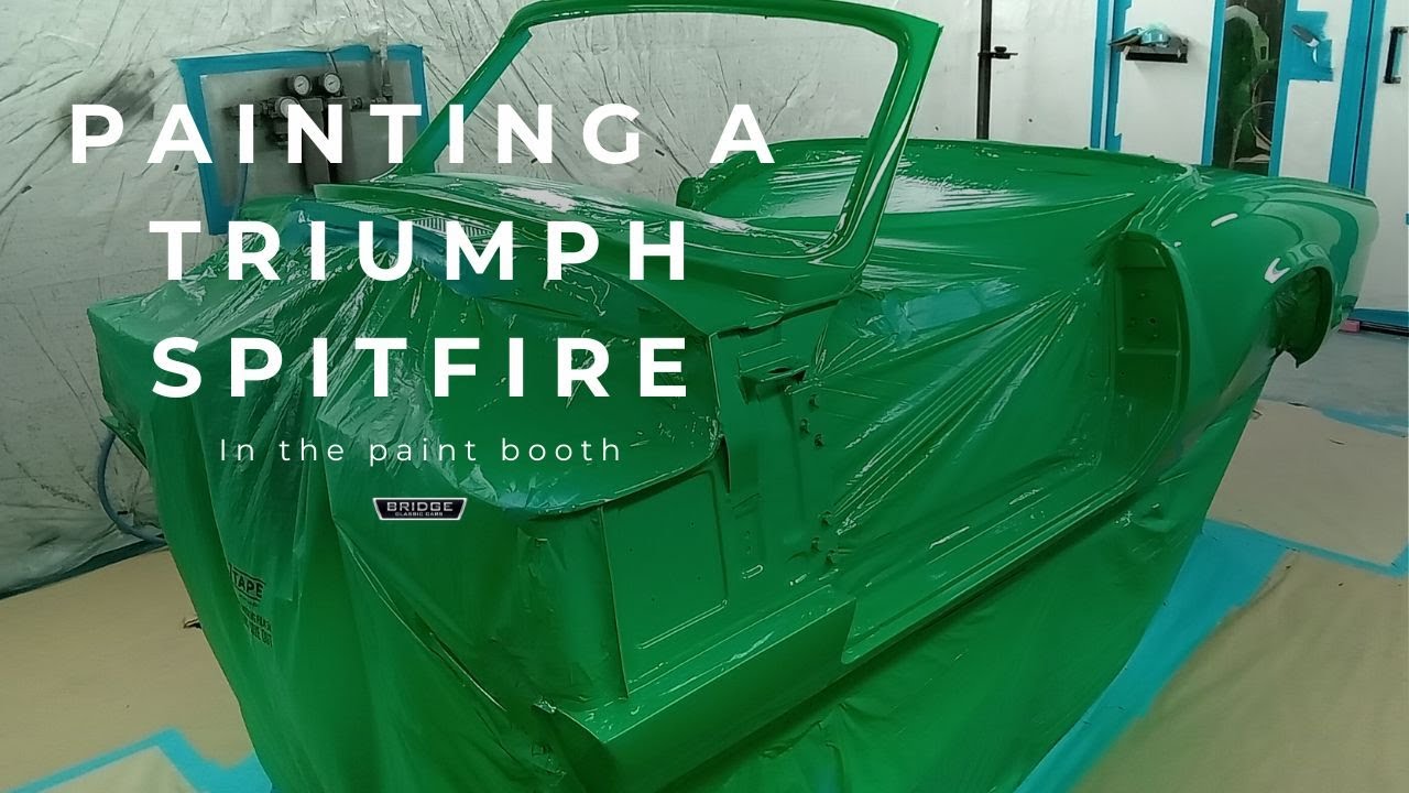 Painting A Triumph Spitfire | Bridge Classic Cars - YouTube