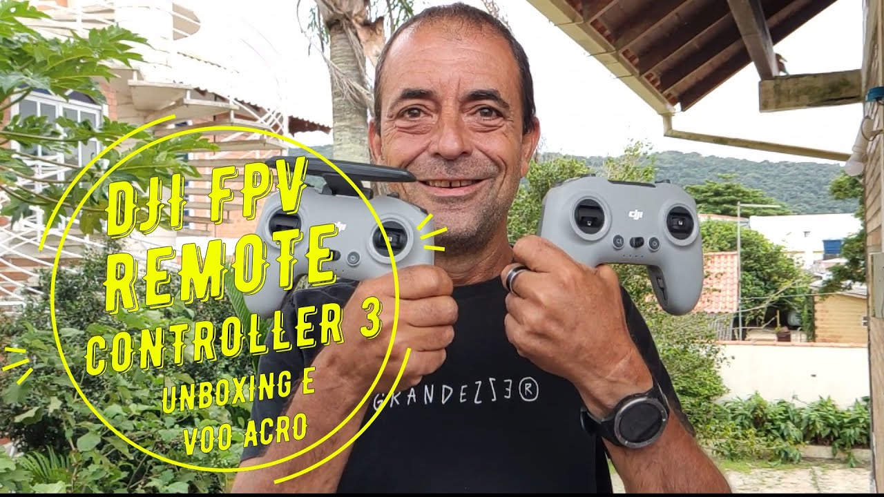 DJI FPV REMOTE CONTROLLER 3! UNBOXING E PRIMEIRO VOO NO MODO ACRO ...
