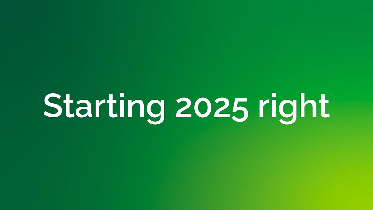 Starting 2025 right. - YouTube