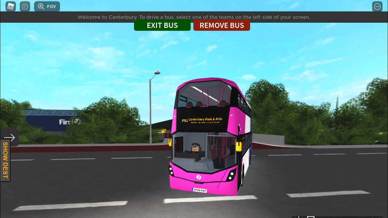 Timelapse l Canterbury Bus Route PR1 l Canterbury Bus Station ...