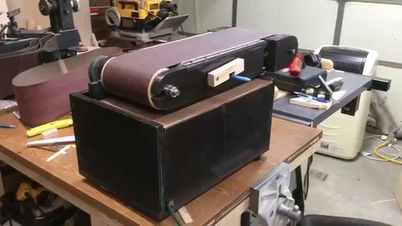 Shop Built 6x48 Belt Sander - YouTube