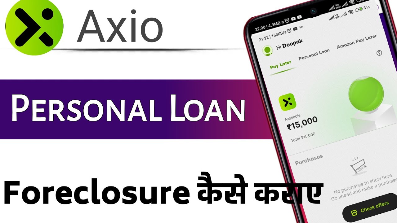 Axio personal loan pre closure | Axio personal loan pre foreclosure - YouTube