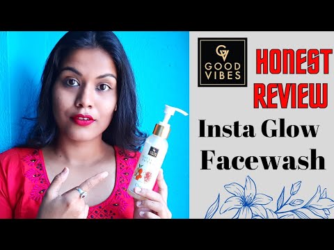 Goodvibes Ubtan Insta Glow Facewash Honest Review & Demo | After 30 ...