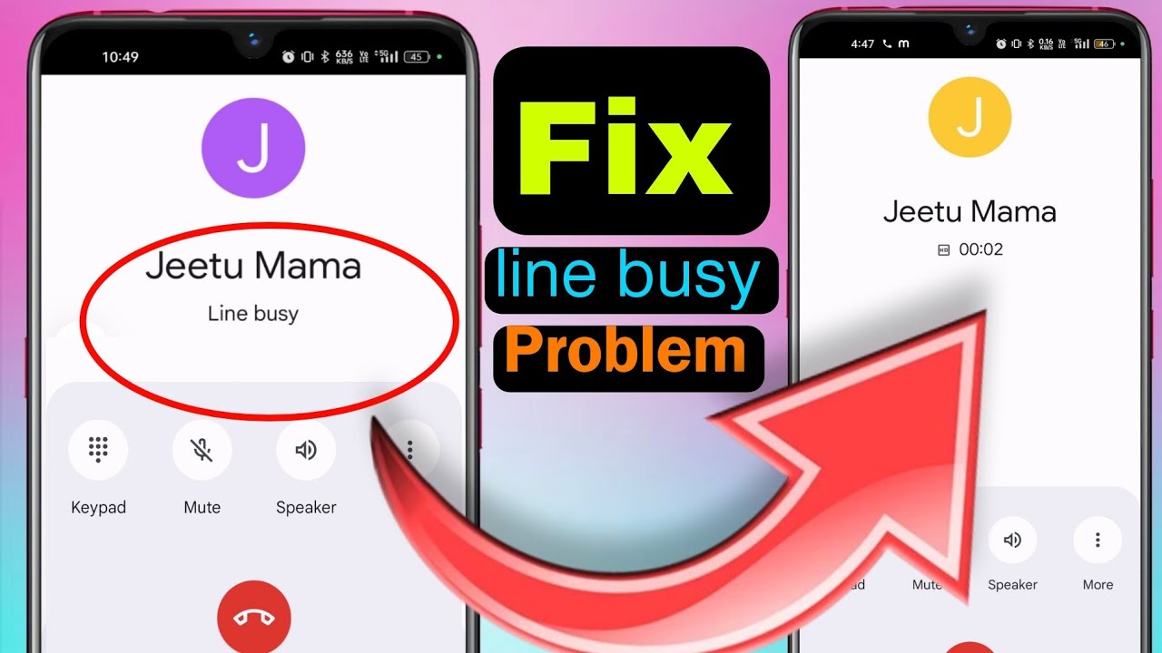 line busy when calling problem| line busy ka matlab kya hai - YouTube