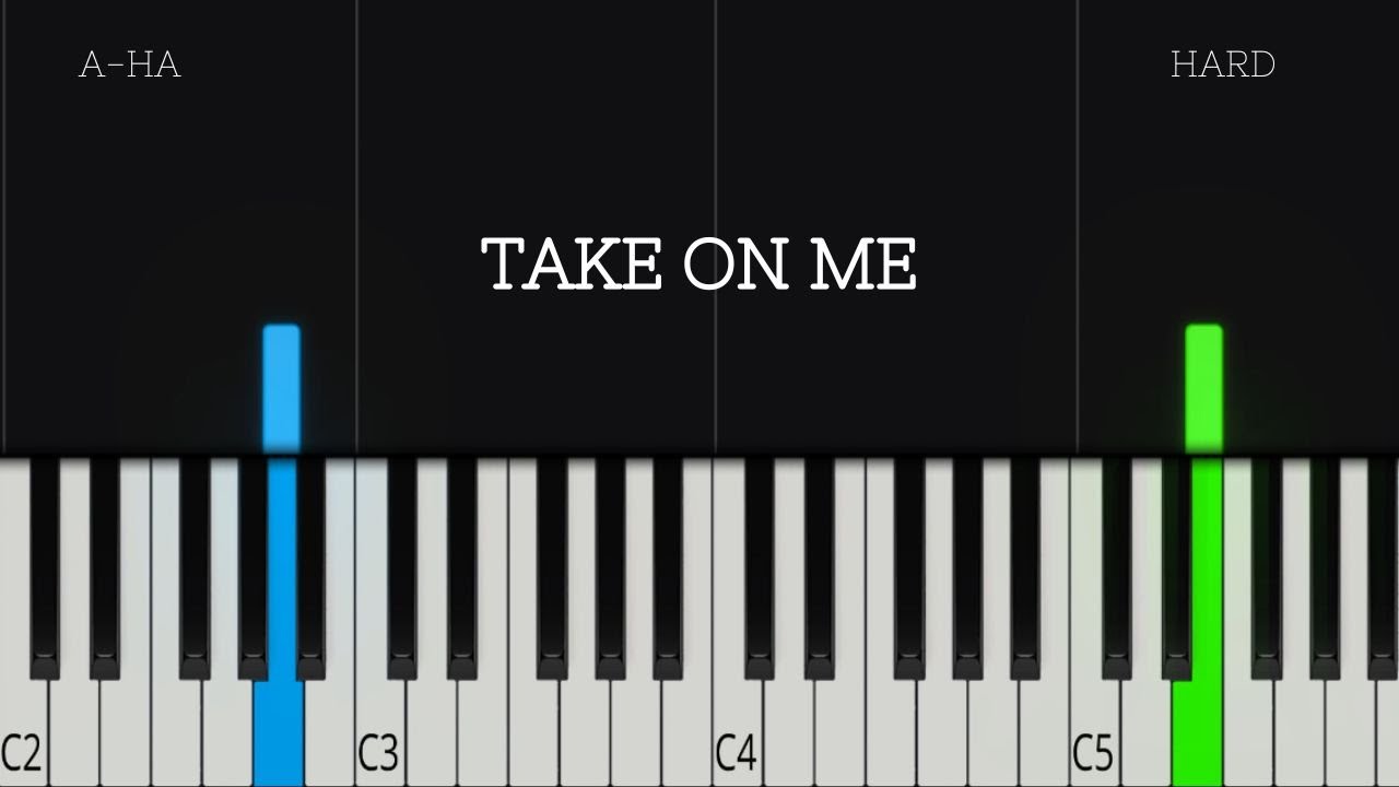 a-ha - Take On Me | HARD Piano Tutorial - YouTube